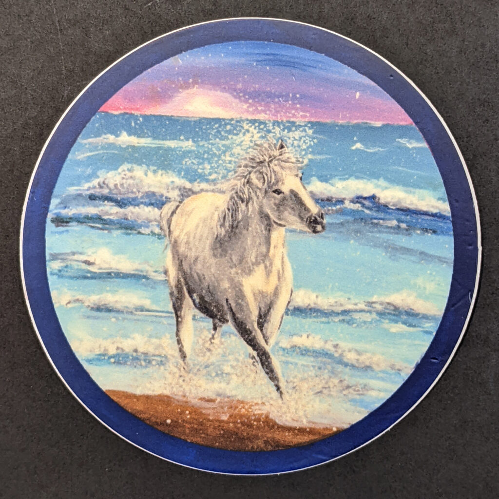 Elemental Mare Animal Guide Sticker - Foxydot's Stuff